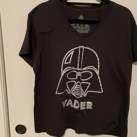 Disney | Tops | Star Wars Darth Vader Black Tshirt Disney Store 2xl ...